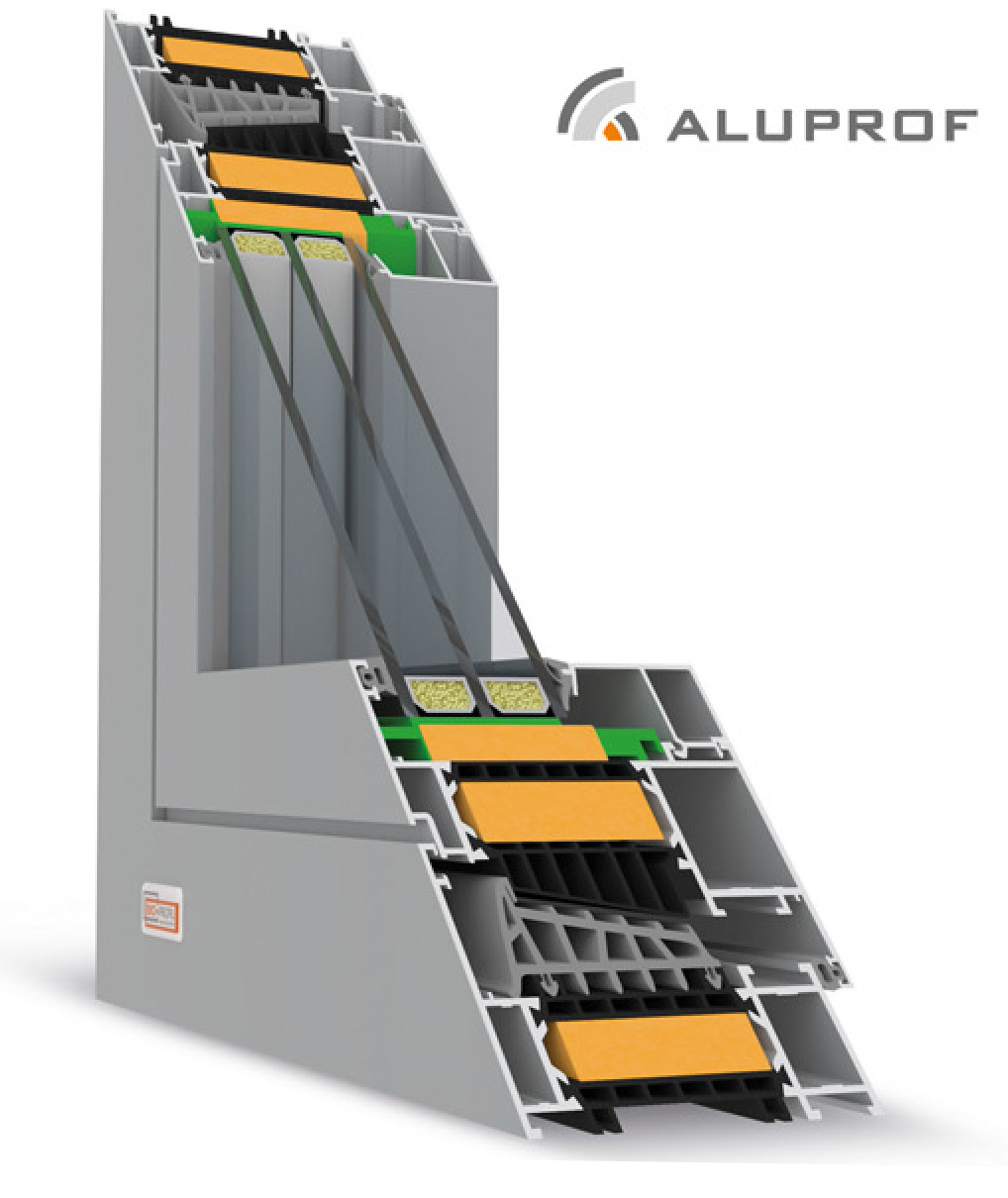 Hliníkové okno Ekoprofil Aluprof MB 104 Passive - Ekoprofil.sk