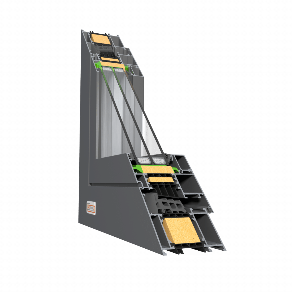 Hliníkové okná Aluprof MB 86 N - prvý systém na svete s Aerogelom